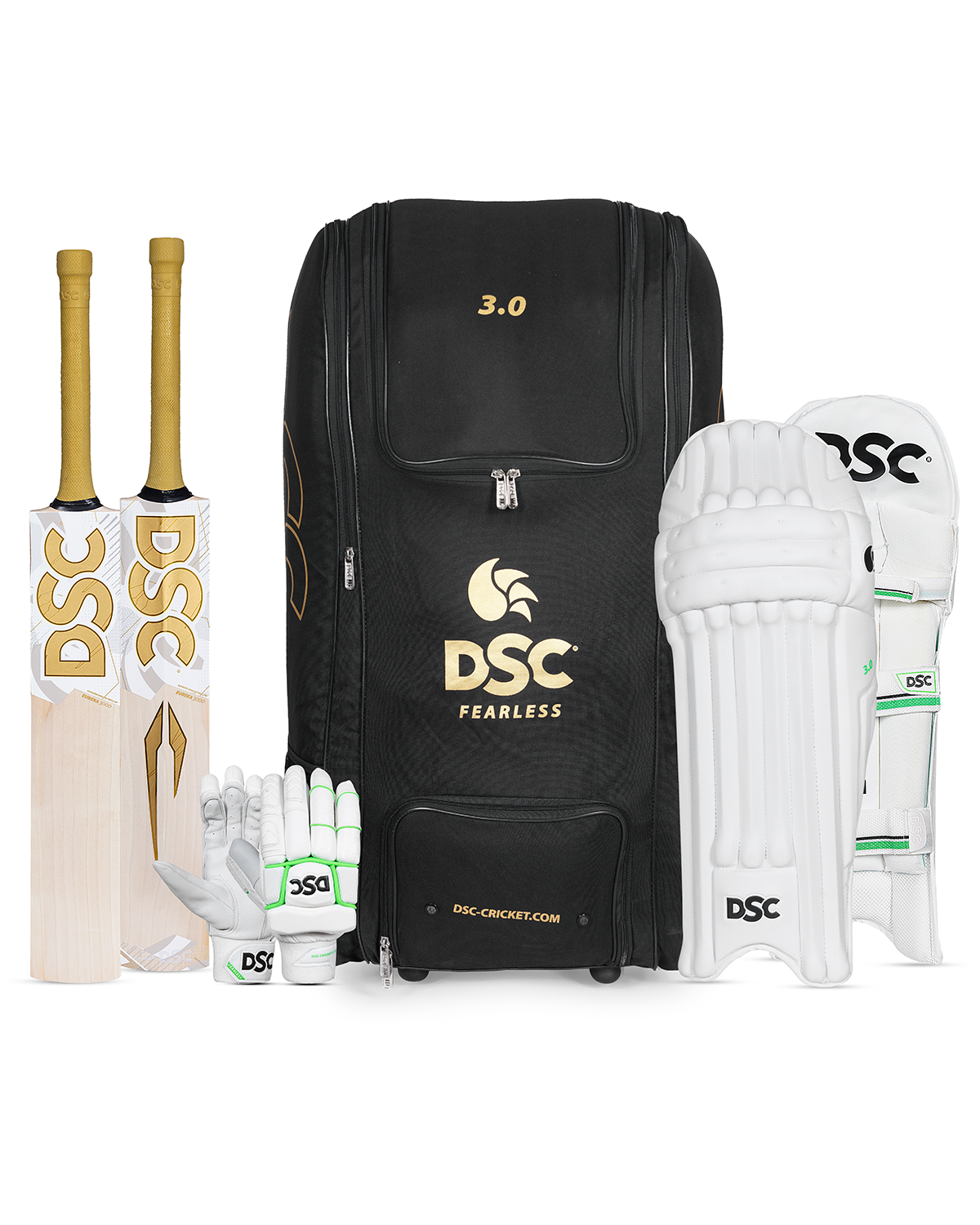DSC Eureka 3000 Cricket Bundle Kit - Senior – WHACK Sports