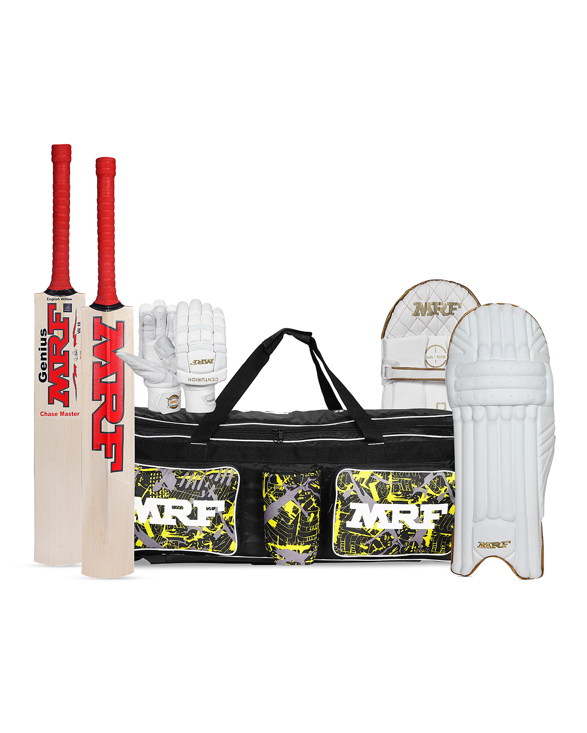 MRF Chase Master Player Grade Cricket Bundle Kit - Senior – WHACK Sports