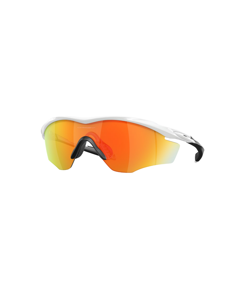Oakley M2 Frame XL Sunglasses - Polished White Frame - Prizm Fire Irid ...