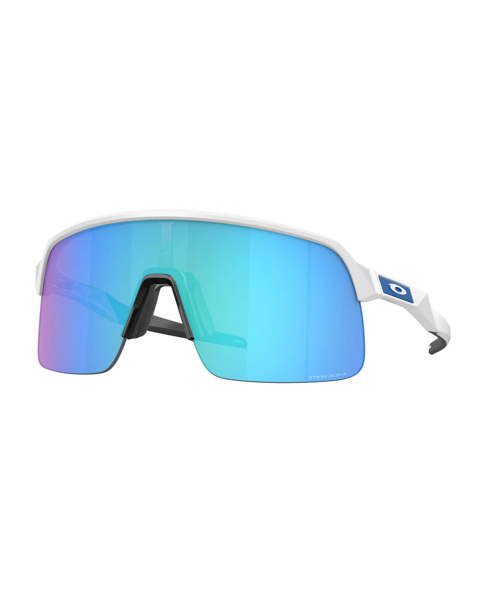 Oakley Sutro Lite Sunglasses - Matte White Frame - Prizm Sapphire ...