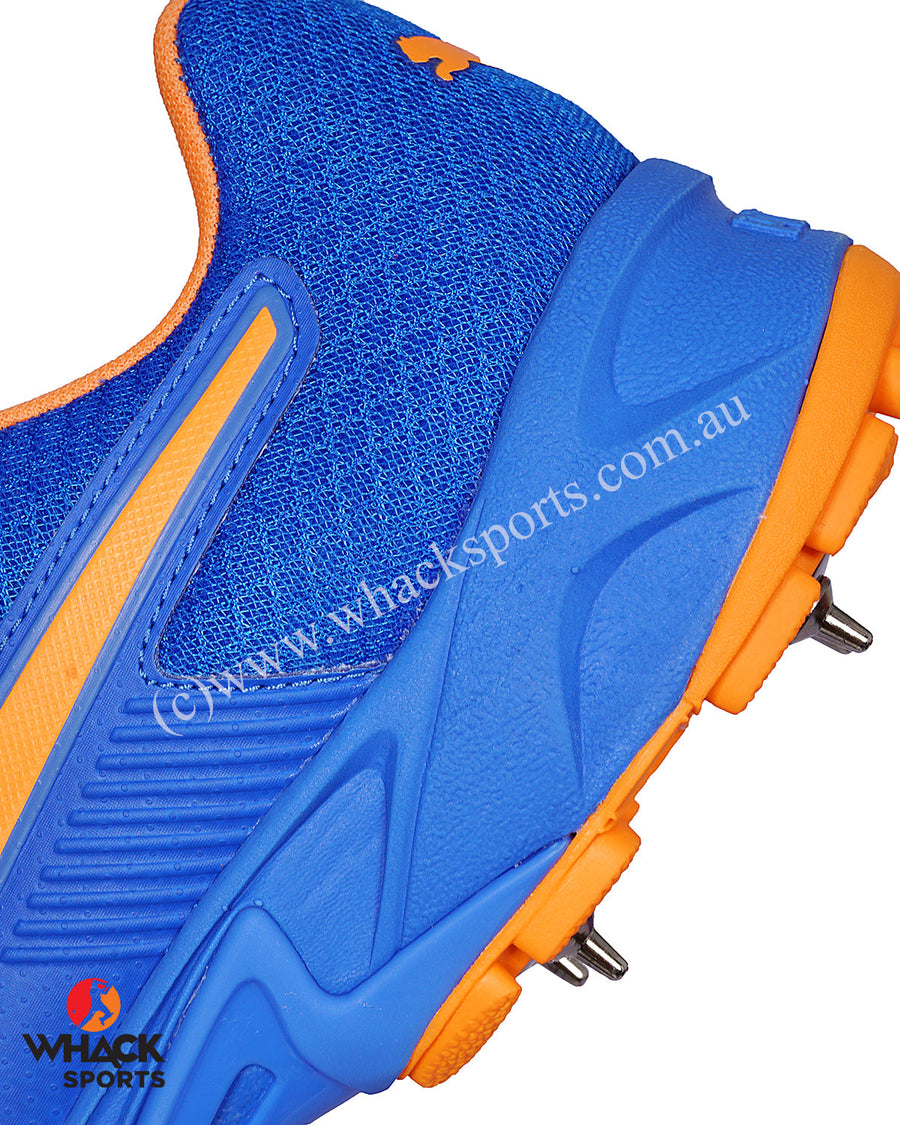 Puma 19.2 Cricket Shoes - Steel Spikes - Bluemazing/Orange Glow – WHACK ...