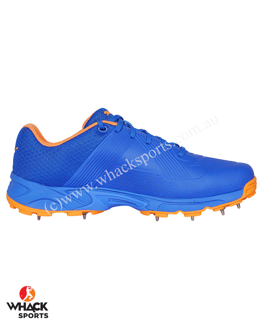 Puma 19.2 Cricket Shoes - Steel Spikes - Bluemazing/Orange Glow – WHACK ...