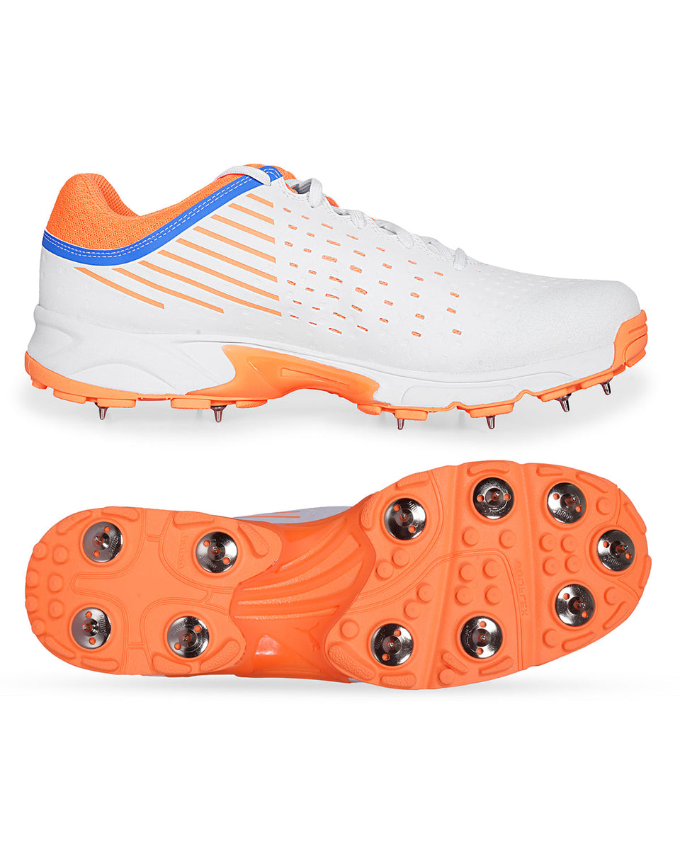 Puma 22.1 Cricket Shoes - Steel Spikes - White Bluemazing Neon Citrus ...