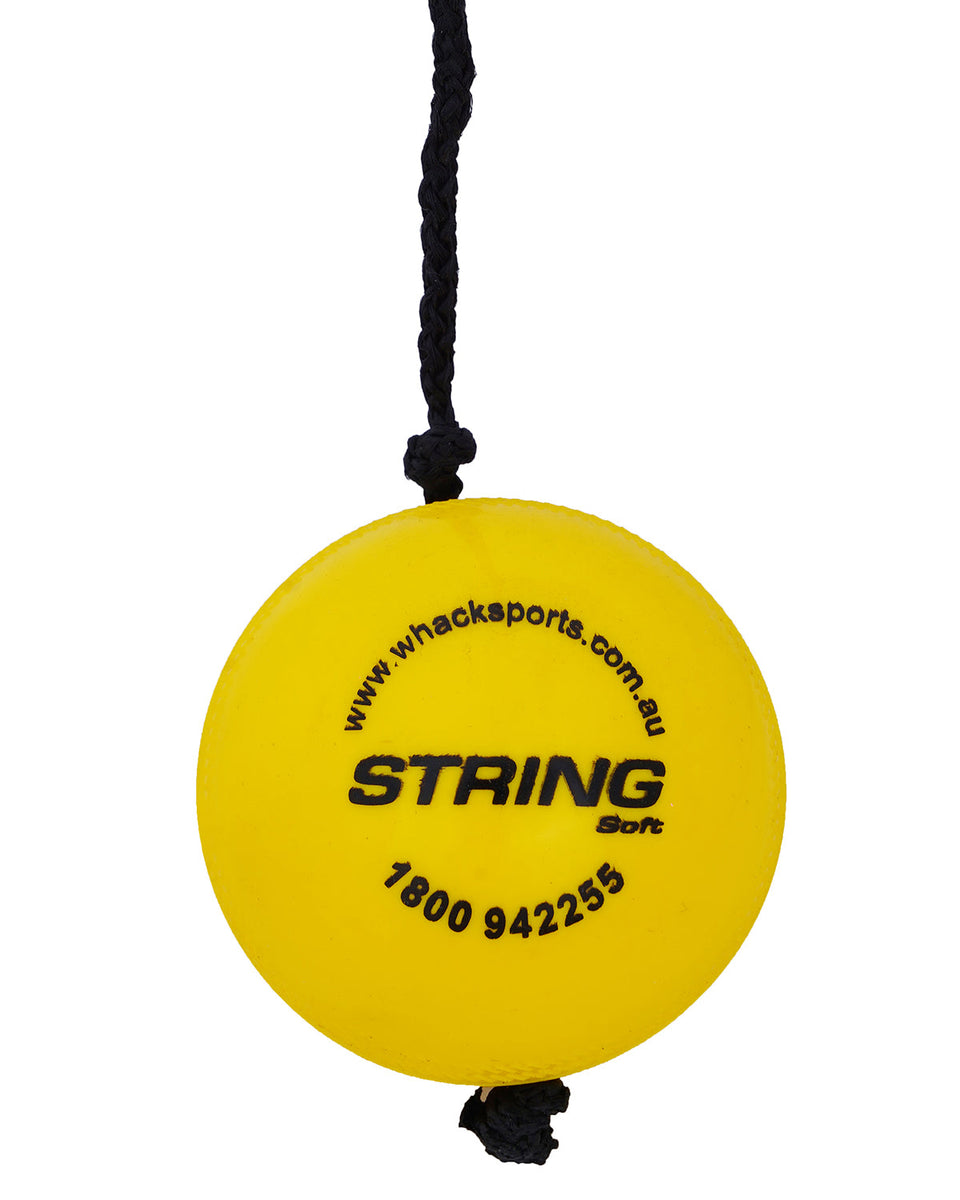 Whack Cricket Batting Practice String Ball - Soft Rubber Ball – WHACK ...