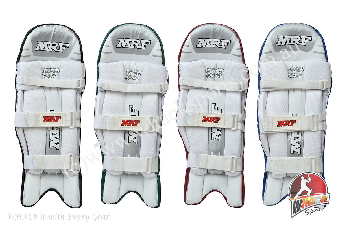 MRF Genius Grand Edition Cricket Batting Pads - Adult - Green – WHACK ...